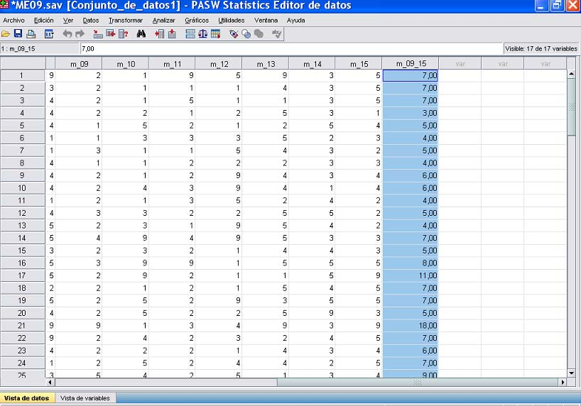 Introduccion al SPSS, Universitat de Valencia
