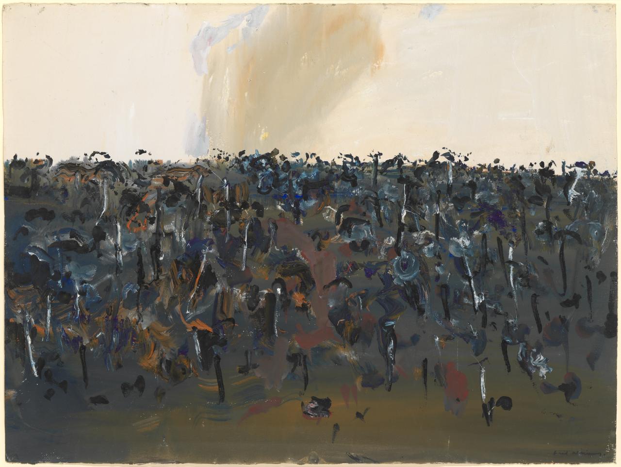 Wildfires in paintings