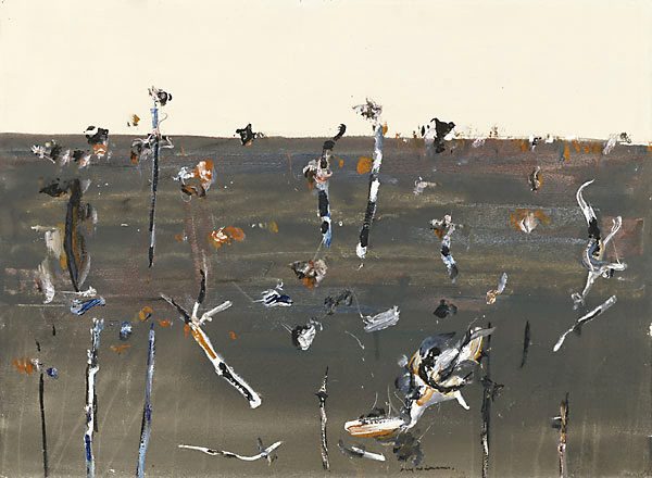 Wildfires in paintings