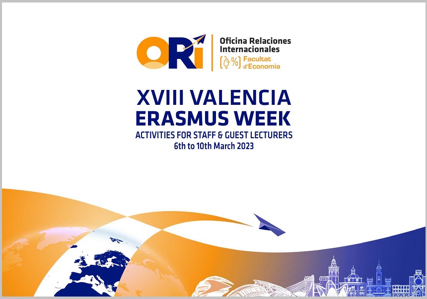 XVIII Valencia Erasmus Week, from 6 to 10 March 2023