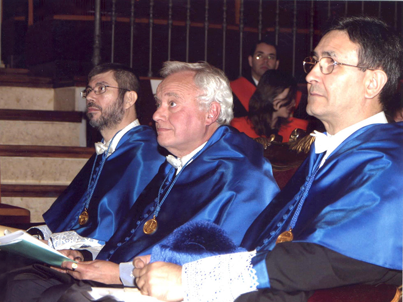 Ceremony naming Manuel Cardona Castro doctor honoris causa