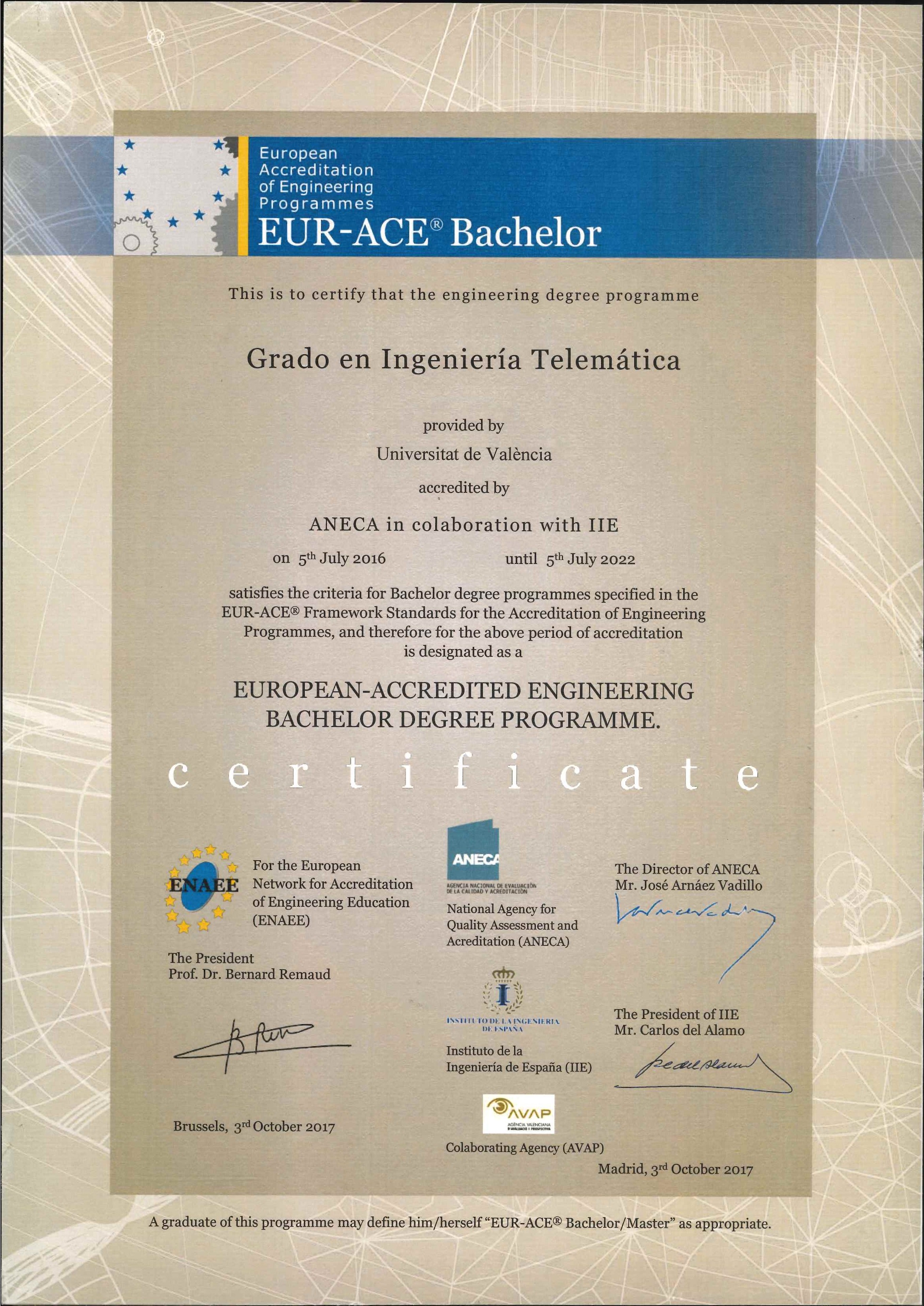 La Universitat de València recibe la certificación del Sello ...