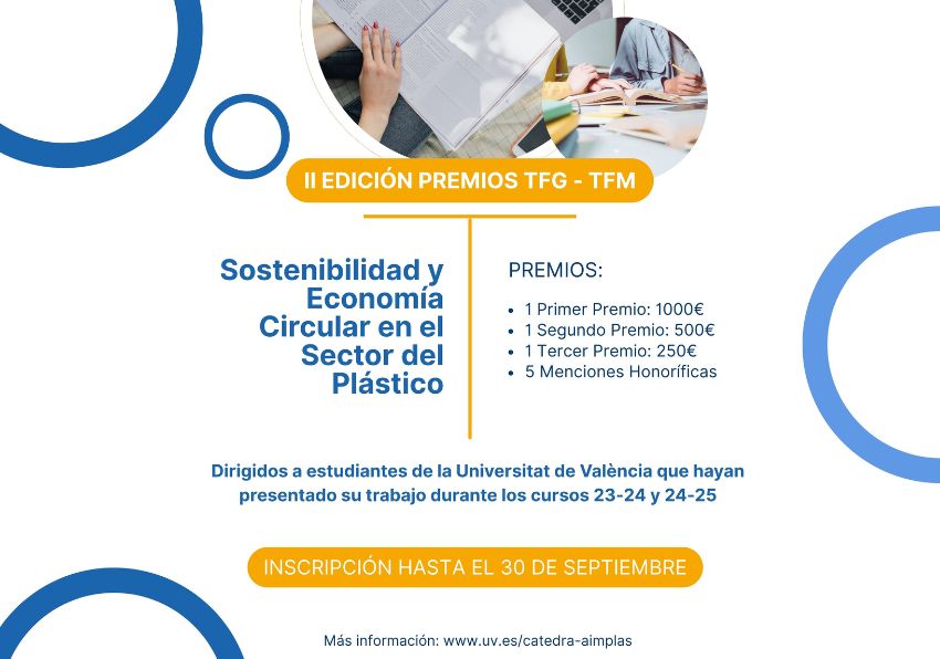 Premio TFG y TFM de la Cátedra AIMPLAS - UV