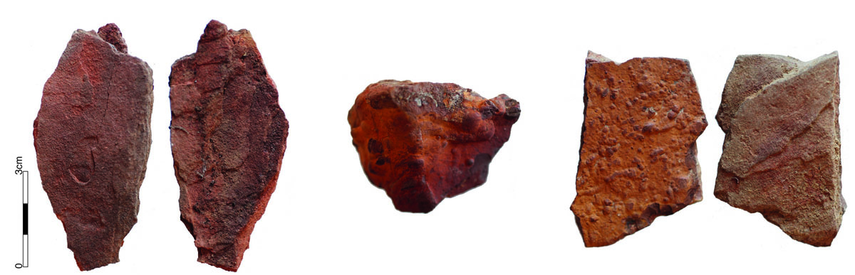 The obtaining of iron oxide and its transformation into ochre and ...