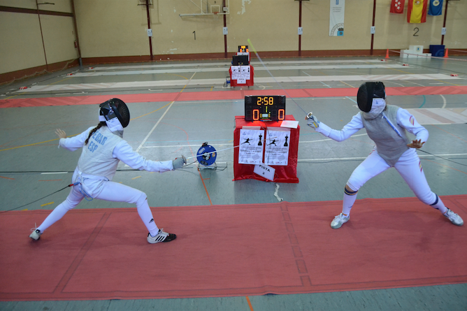 La selección de esgrima finaliza sexta en el nacional