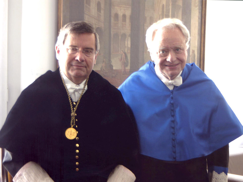 Ceremony naming Manuel Cardona Castro doctor honoris causa