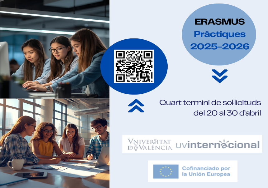 4th application period for Erasmus Internships 2025-2026 is now open
