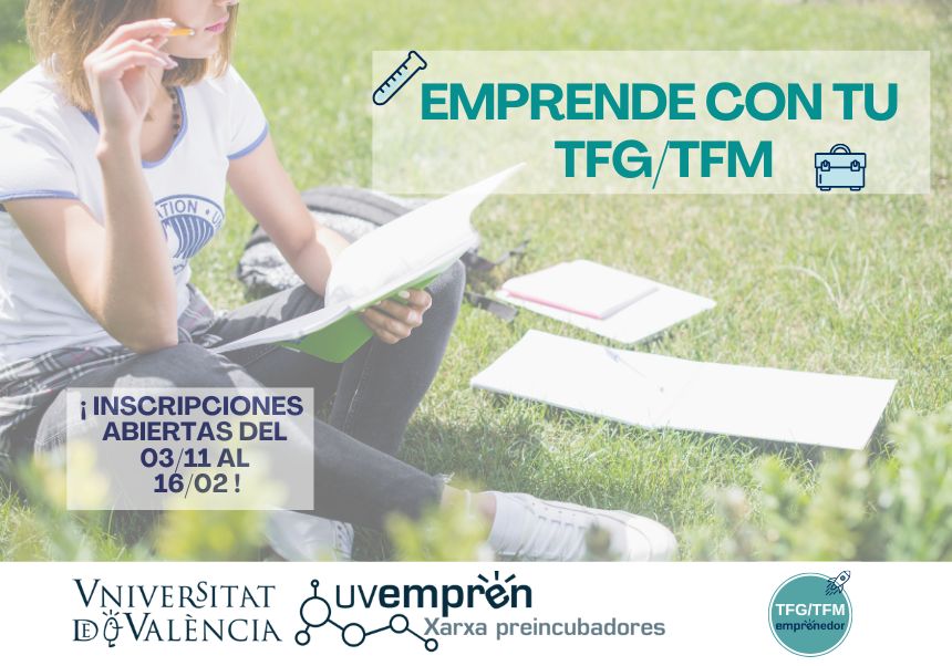 ¡Lánzate a emprender con tu TFG o TFM! Abrimos inscripciones