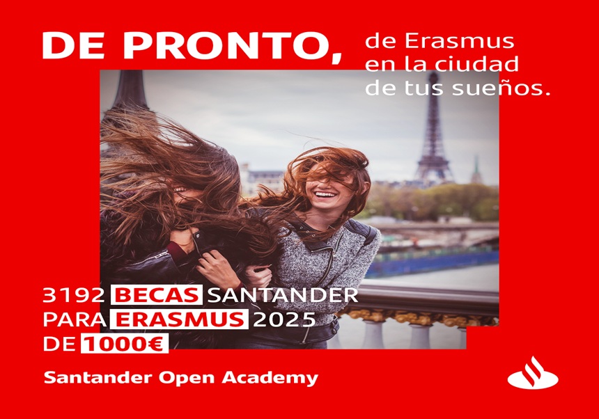 Beca Santander "para Erasmus 2025"