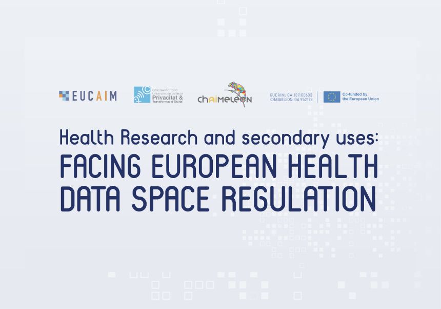 Final event: Health Research and secondary uses: Facing european health ...