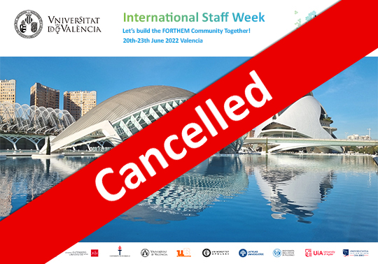 Valencia International Staff week: Let’s build the FORTHEM Community ...