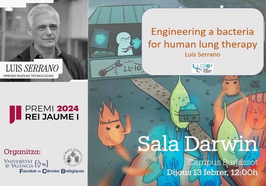 Conferencia Luis Serrano, Premio Jaume I, Nuevas Tecnologías 2024 ...