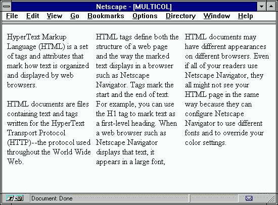 HTML Reference Guide: Tags